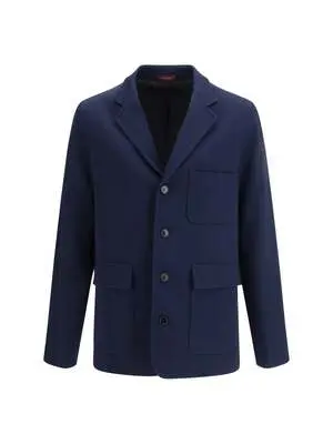 Gucci Cotton Jersey Single-breasted Jacket - Blue