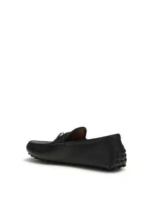 Gucci Horsebit Driver Loafers In Embossed Leather
