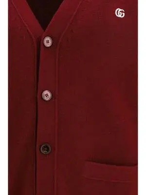 Gucci Wool Cashmere V-neck Cardigan