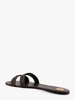 Saint Laurent Mabrouka Leather Sandals - Multicolor