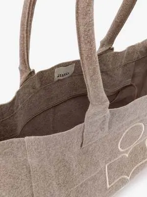 Isabel Marant Étoile Yenky Zipped Cotton Shoulder Bag - Cream