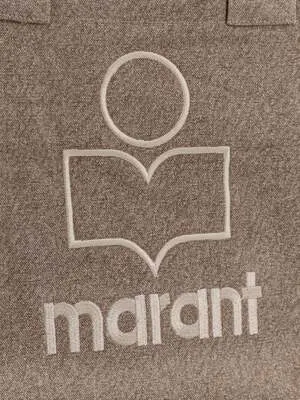 Isabel Marant Étoile Yenky Zipped Cotton Shoulder Bag - Cream