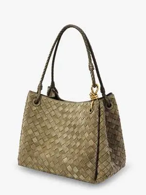 Bottega Veneta Parachute Large Suede Shoulder Bag - Multicolor