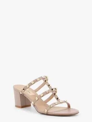 Valentino Garavani Rockstud Leather Sandals - Multicolor