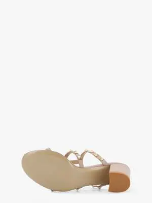 Valentino Garavani Rockstud Leather Sandals - Multicolor