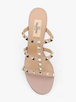 Valentino Garavani Rockstud Leather Sandals - Multicolor