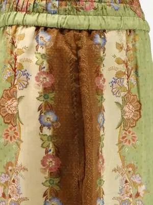 Zimmermann Indra Silk Trousers - Multicolor