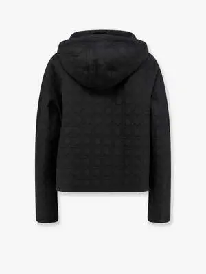 Dior Quilted Technical Taffeta Jacket With Drawstring Hood