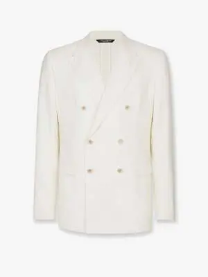 Dolce & Gabbana Taormina Linen Blazer - Multicolor