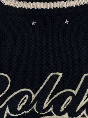GOLDEN GOOSE Cotton Knit Crew Neck Sweater