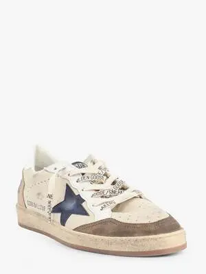 GOLDEN GOOSE Leather Ballstar Sneakers - Multicolor