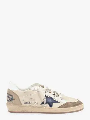 GOLDEN GOOSE Leather Ballstar Sneakers - Multicolor