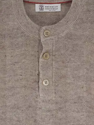 Brunello Cucinelli Short Sleeve Knit Sweater