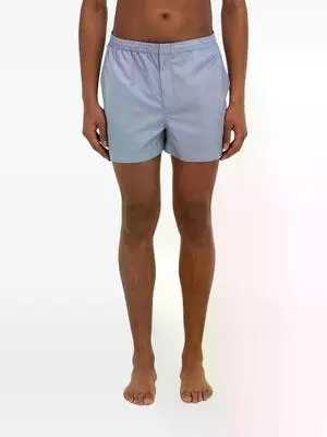 FERRAGAMO Monogram Swim Trunks - Blue