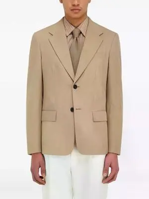 FERRAGAMO Single-breasted Flannel Blazer