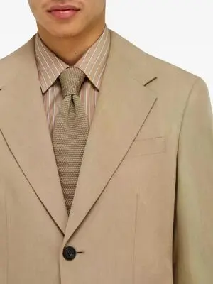 FERRAGAMO Single-breasted Flannel Blazer