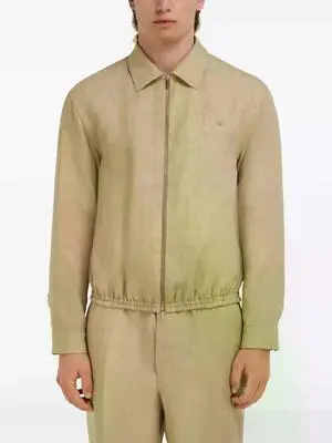 FERRAGAMO Linen Blouson Jacket