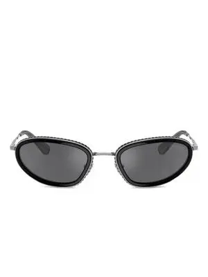 SWAROVSKI Oval Sunglasses - Grey