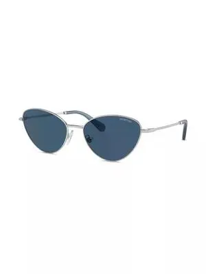 SWAROVSKI Crystal-embellished Cat-eye Sunglasses - Silver