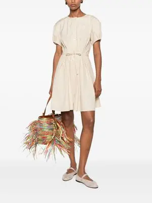 Loewe Cotton Short Dress - Multicolor
