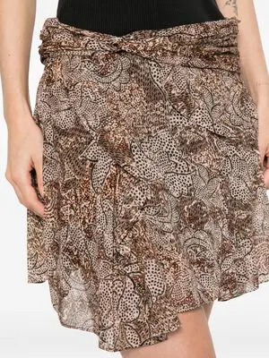 Isabel Marant Étoile Camia Printed Mini Skirt - Multicolor