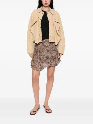 Isabel Marant Étoile Camia Printed Mini Skirt - Multicolor