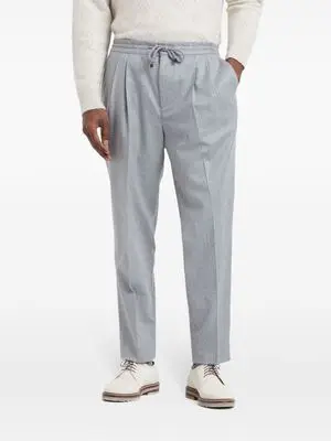 Brunello Cucinelli Virgin Wool Trousers - Multicolor
