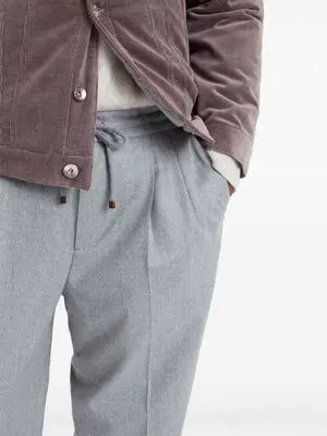 Brunello Cucinelli Virgin Wool Trousers - Multicolor