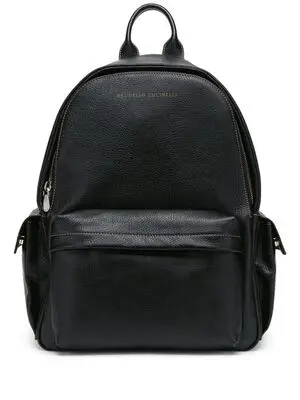 Brunello Cucinelli Woven Leather Backpack - Multicolor