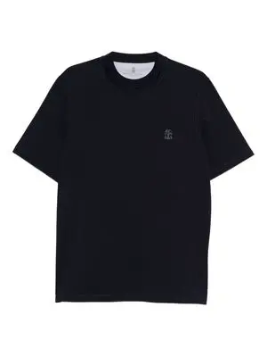 Brunello Cucinelli Logo Cotton T-shirt