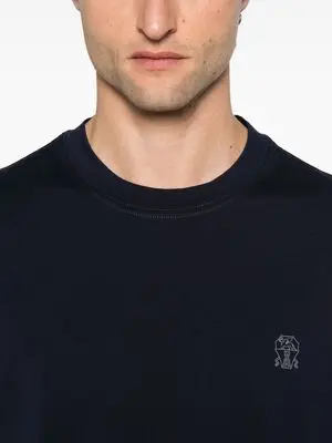 Brunello Cucinelli Logo Cotton T-shirt