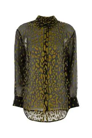 FERRAGAMO Embellished Georgette Shirt