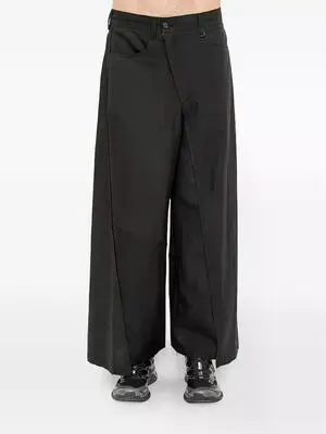 SONGZIO Biascut Wide-leg Trousers - Black