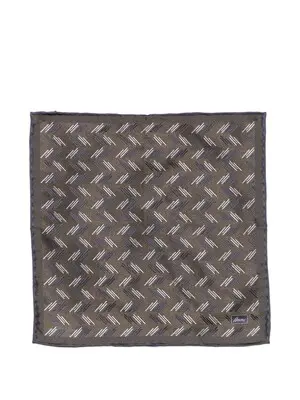 Brioni Printed Silk Foulard - Green