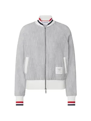 Thom Browne Rwb Cotton Bomber Jacket
