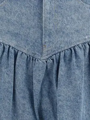 GANNI Denim Long Skirt