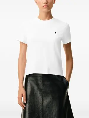 AMI Paris De Coeur Cotton T-shirt - Multicolor