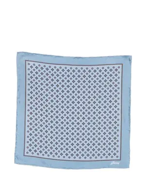 BRIONI BRIONI Printed Silk Pocket Square