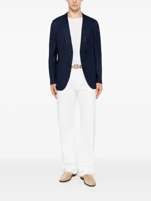 Brioni Linen And Silk Blend Jardigan