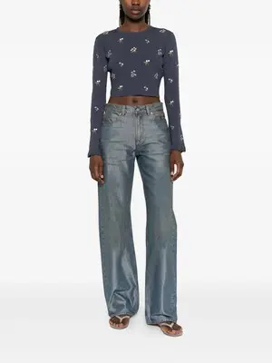 BLUGIRL Embroidered Crewneck T-shirt