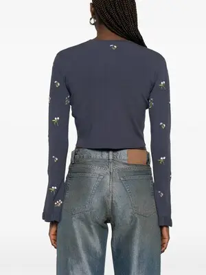 BLUGIRL Embroidered Crewneck T-shirt