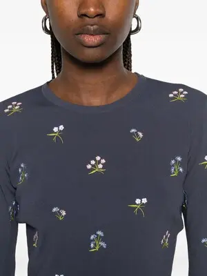 BLUGIRL Embroidered Crewneck T-shirt