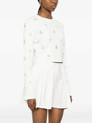 BLUGIRL Embroidered Crewneck T-shirt