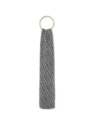 Armani Exchange Logo-pattern Scarf