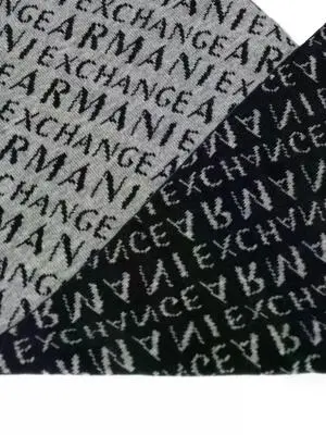 Armani Exchange Logo-pattern Scarf