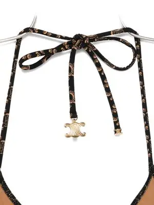 Celine Triomphe Bikini Top - Multicolor