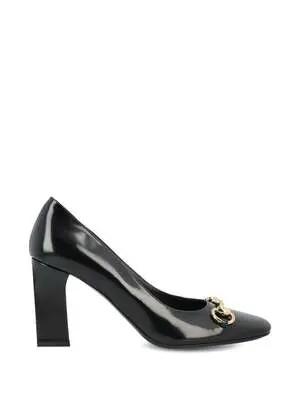 Gucci Leather Pumps With Horsebit Detail - Multicolor