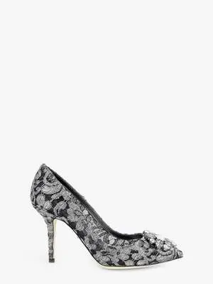Dolce & Gabbana Bellucci Lurex Lace Pumps - Multicolor