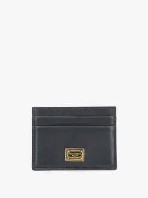 Dolce & Gabbana Leather Card Holder - Multicolor