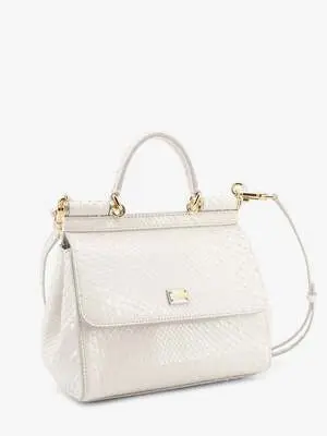Dolce & Gabbana Sicily Python Handbag - Multicolor